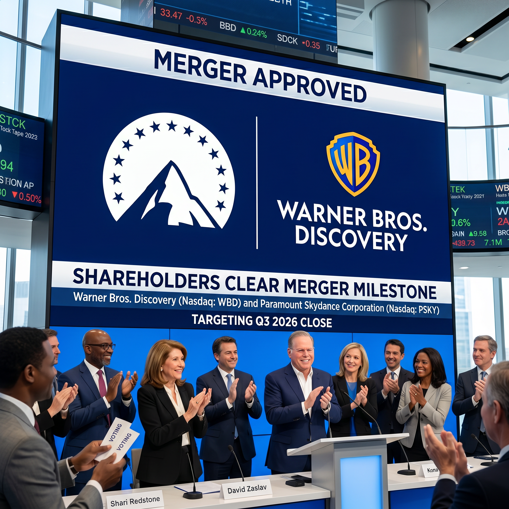 Warner Bros. Discovery Shareholders Green-Light Paramount Skydance ...